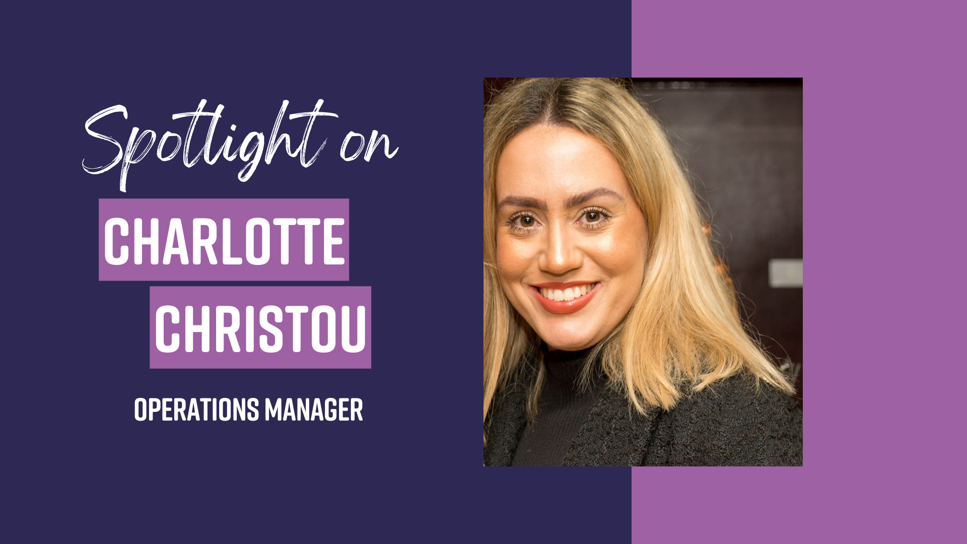 People Spotlight - Charlotte Christou | Portico Guest Services